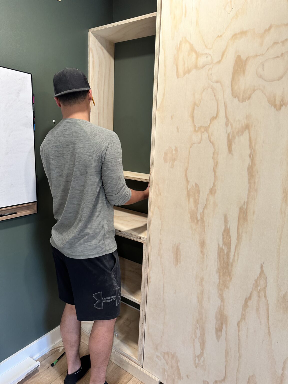 DIY Murphy Bed with Built-Ins - Newbuild Newlyweds