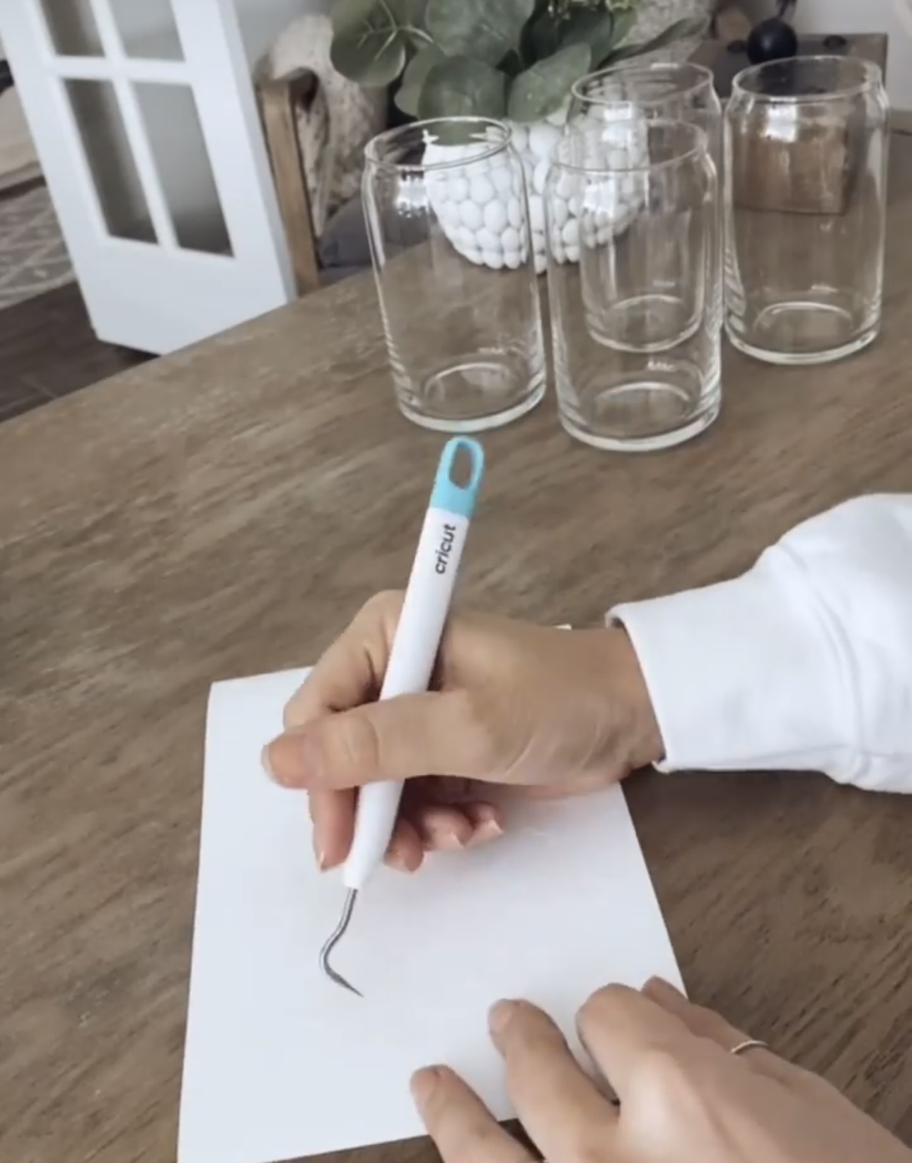 DIY Iced Coffee Glasses - Newbuild Newlyweds