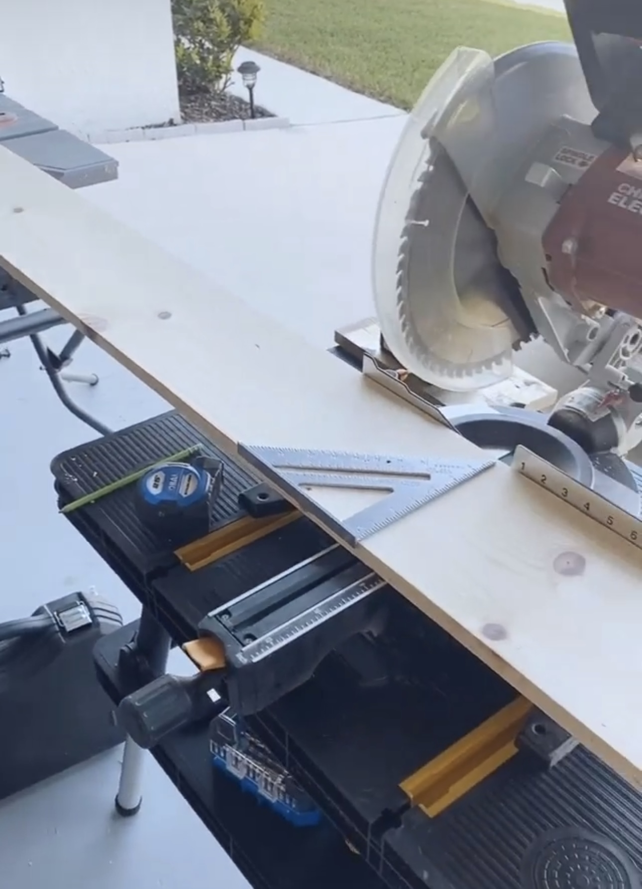 DIY Serena & Lily Teak Step Stool Dupe - Newbuild Newlyweds