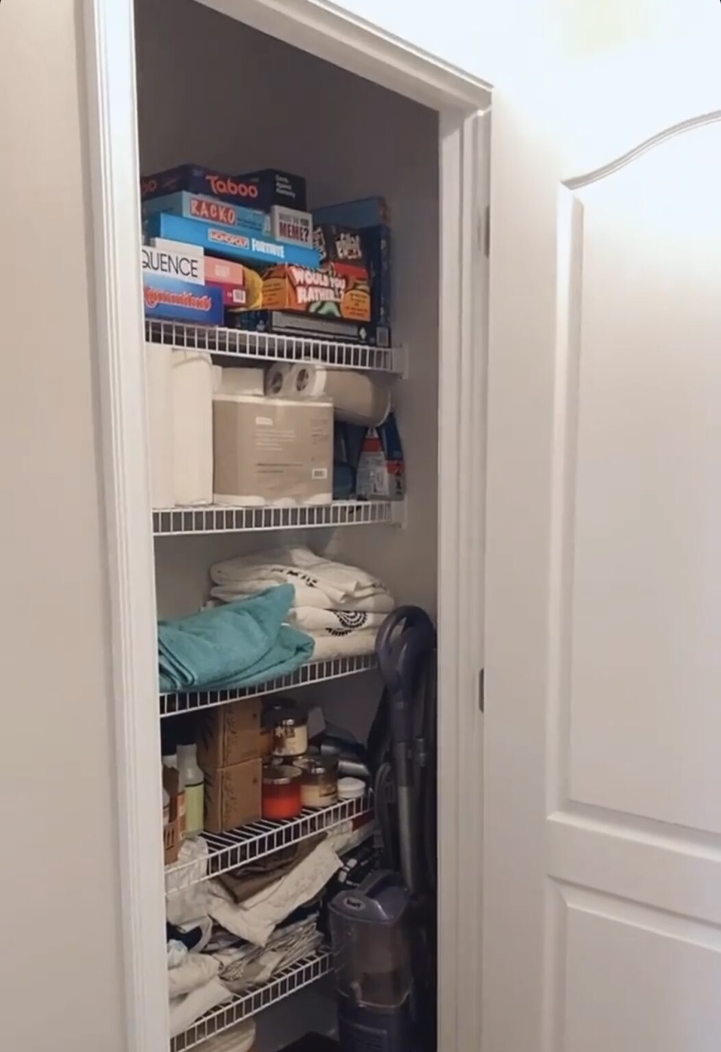 DIY Faux Wood Wire Shelf Covers - Newbuild Newlyweds