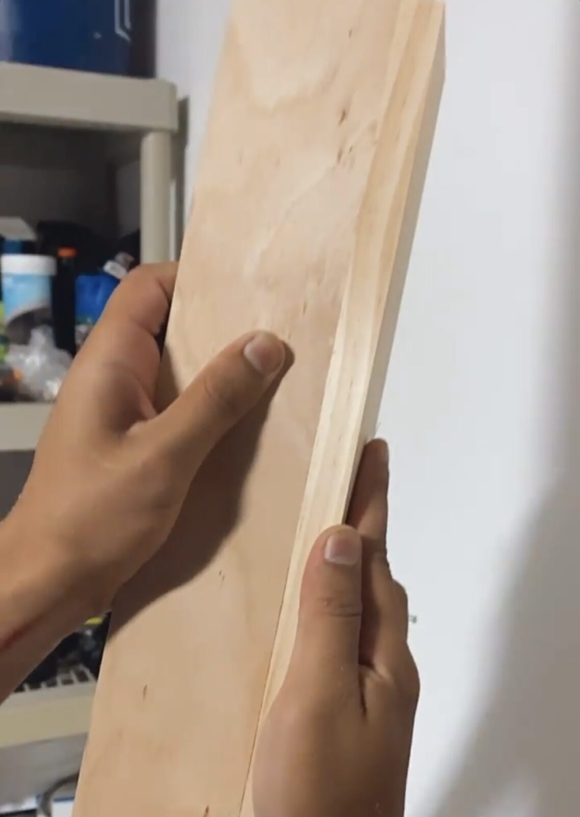 DIY Faux Wood Wire Shelf Covers - Newbuild Newlyweds