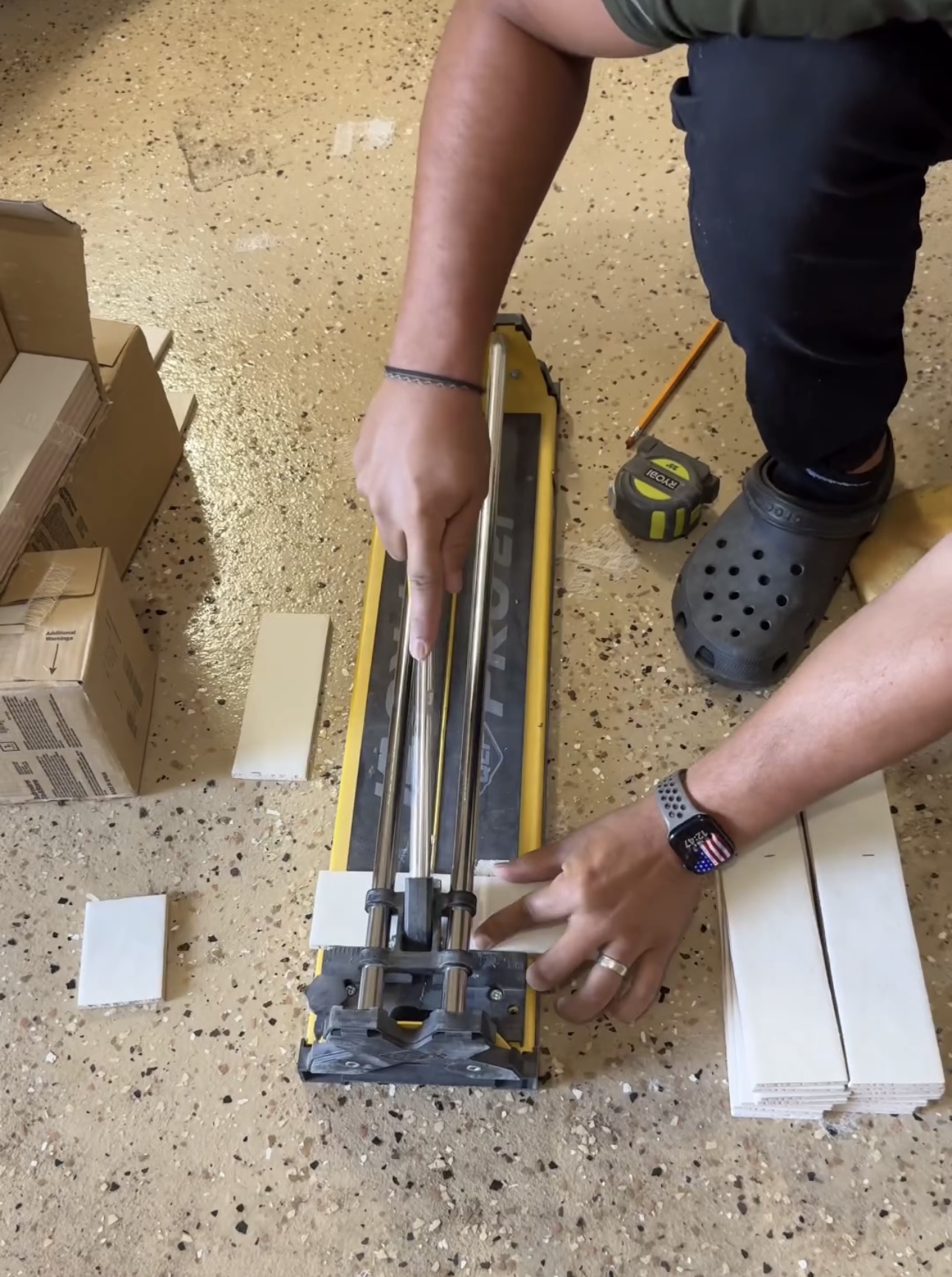 Quick & Easy Stair Riser Makeover - Newbuild Newlyweds