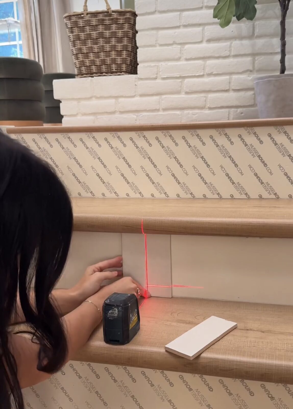 Quick & Easy Stair Riser Makeover - Newbuild Newlyweds